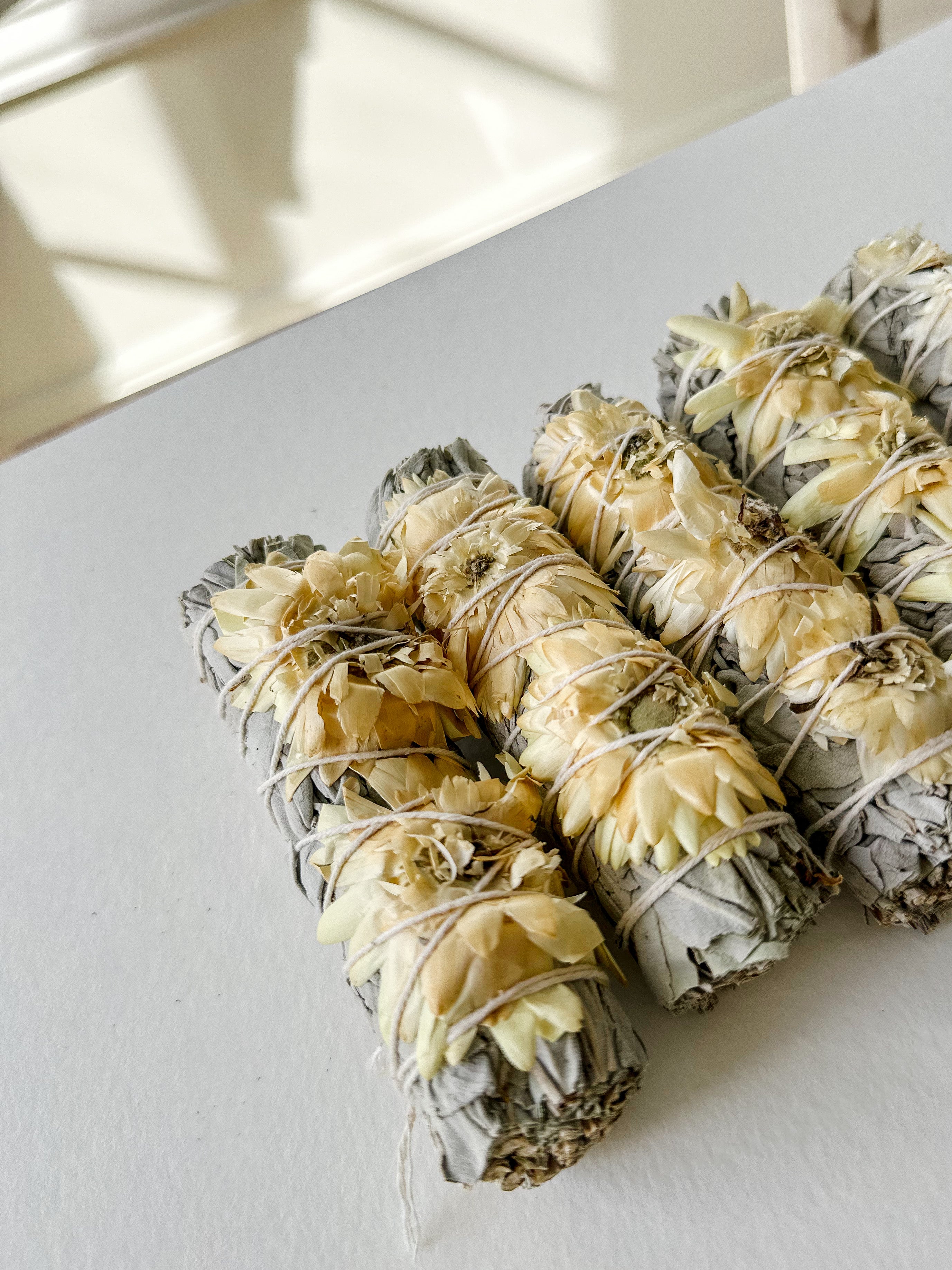 White Sage with Sunflowers Smudge Stick – Alexis Co.