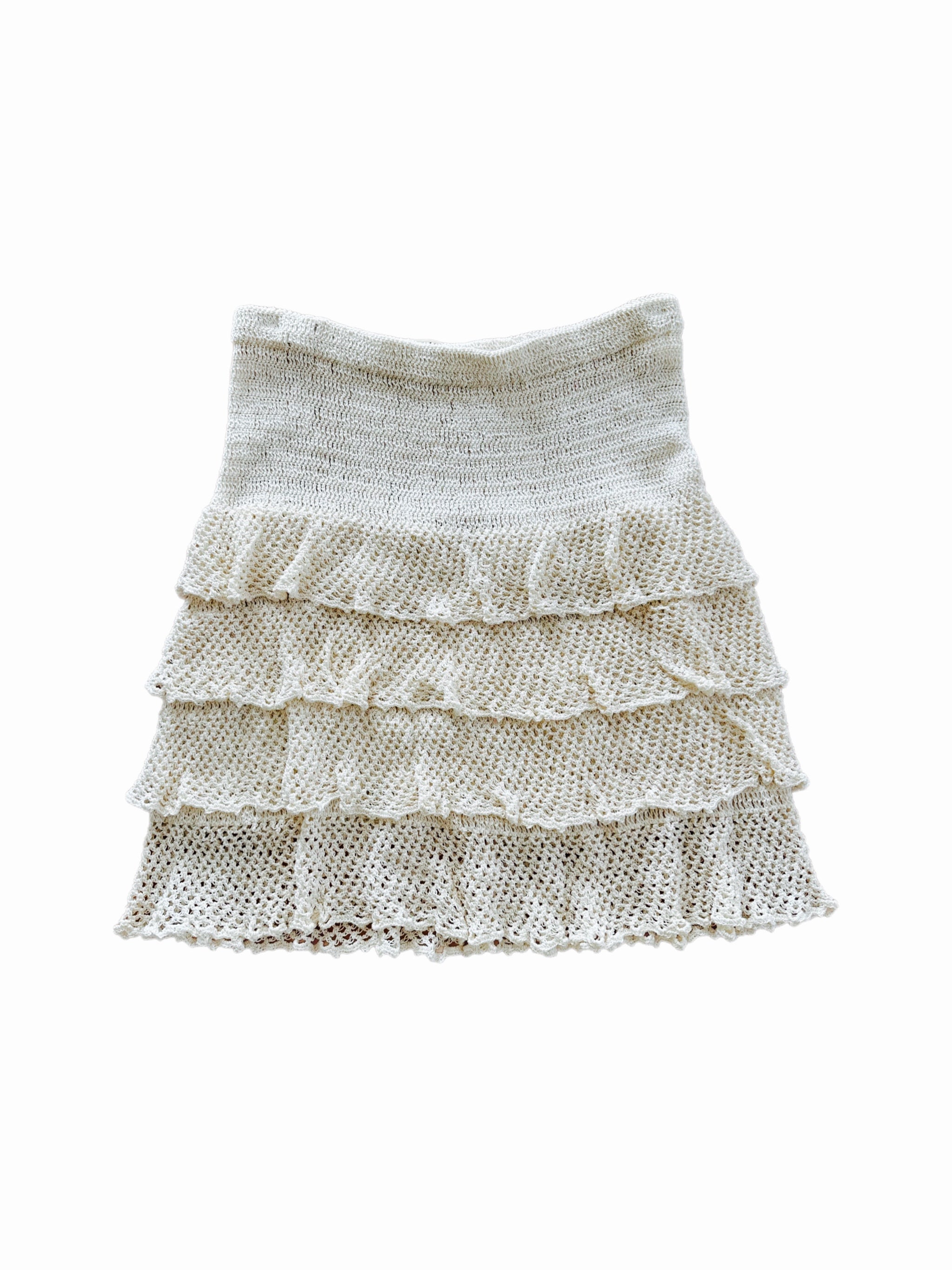 Mini Skirt in Ivory – Alexis Co.